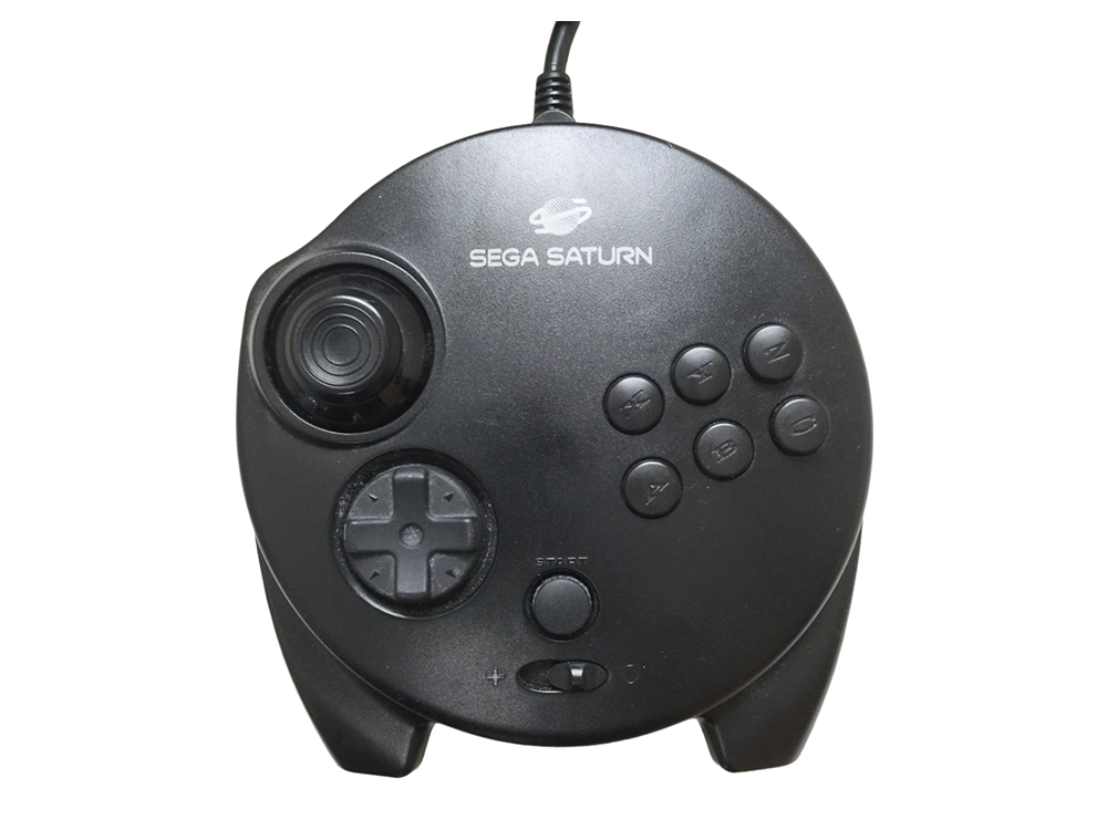 Sega SATURN Analog Controller BLACK (MK-80117, US Ver) – 76retrogames.com